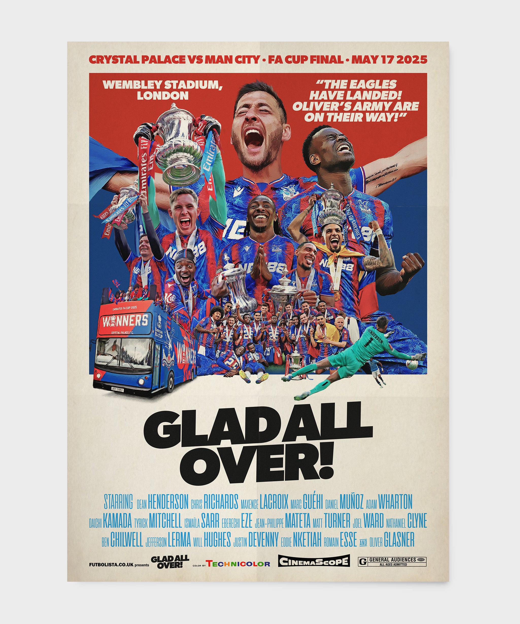 GLAD ALL OVER – Futbolista