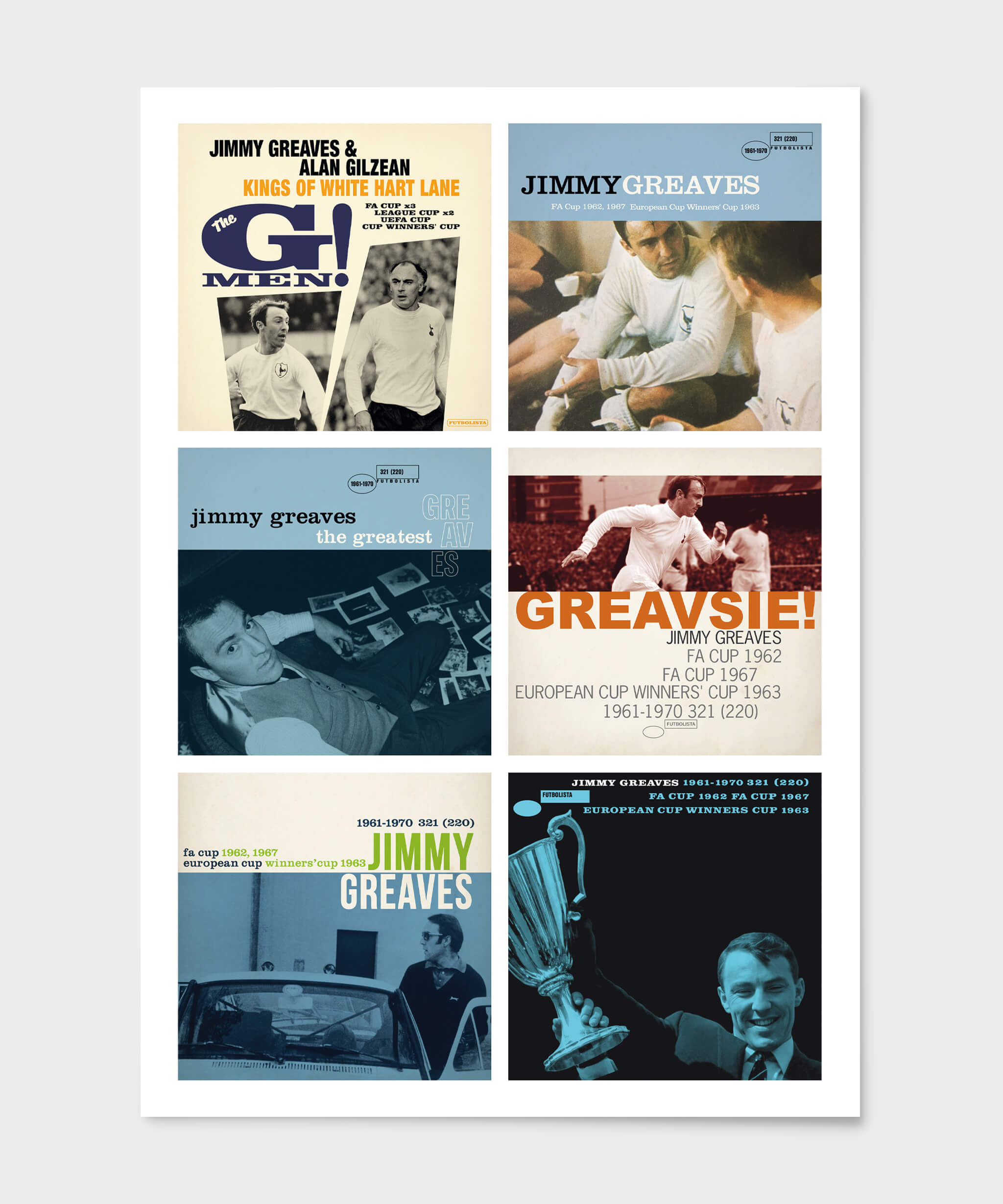 LP Covers, Greaves Collection - Print – Futbolista